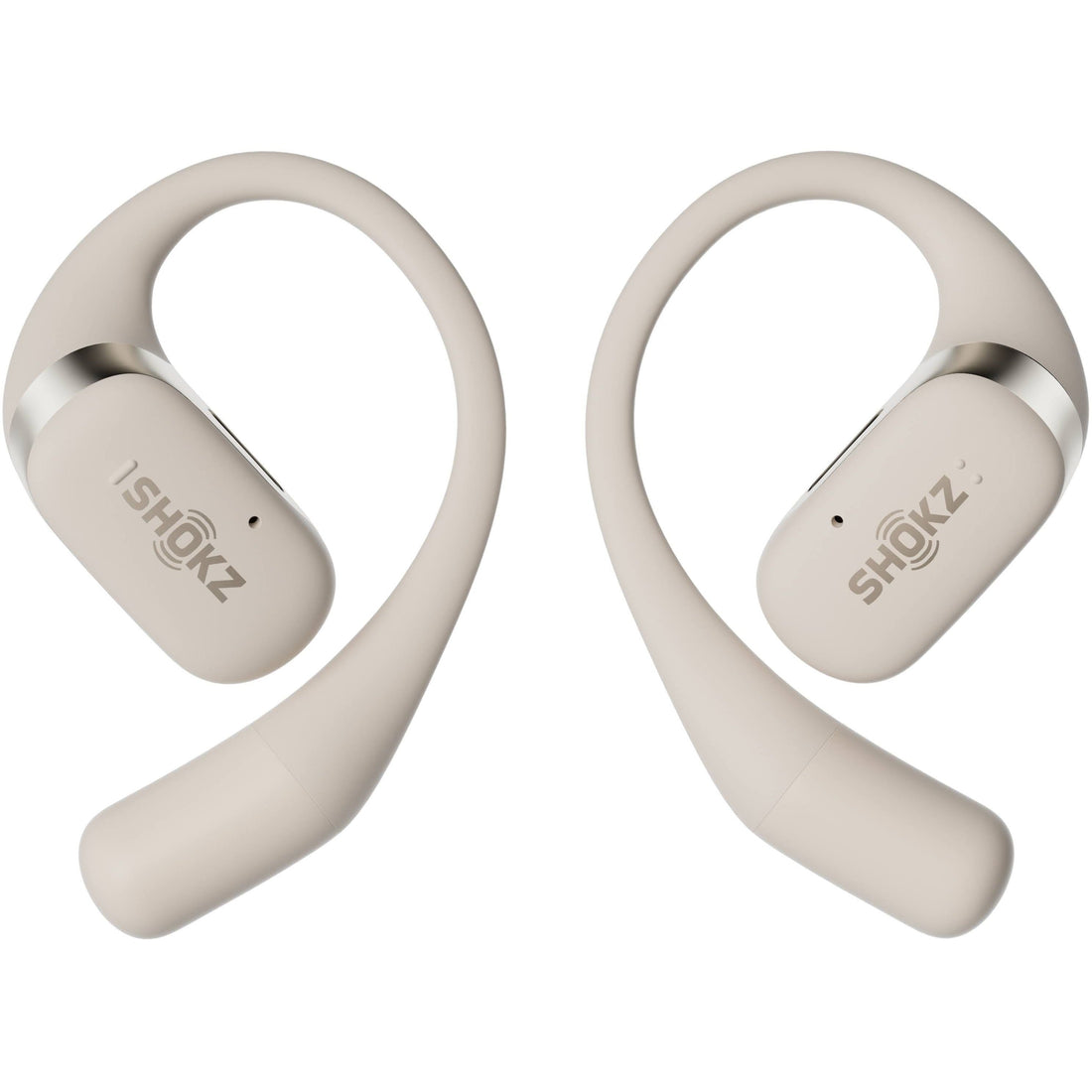 Shokz OpenFit Wireless Bone Conduction Running Headphones - Beige – Start Fitness