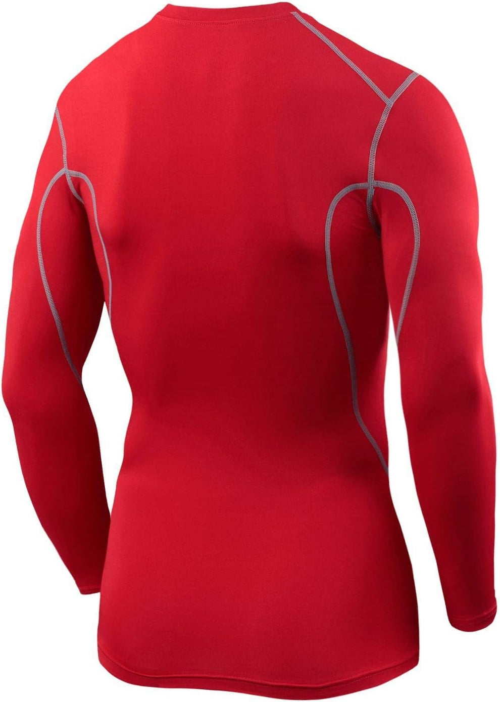 TCA Pro Performance Mens Long Sleeve Compression Top - Red – Start Fitness