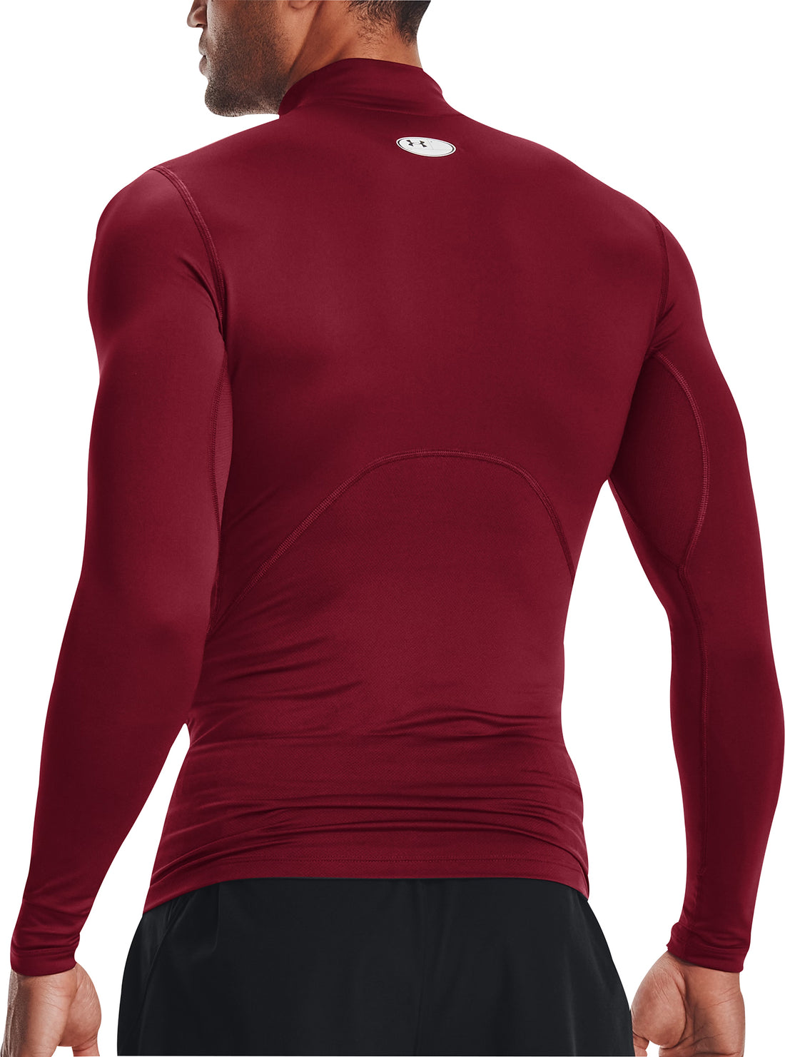 Under Armour ColdGear Compression Mock Long Sleeve Mens Running Top ...
