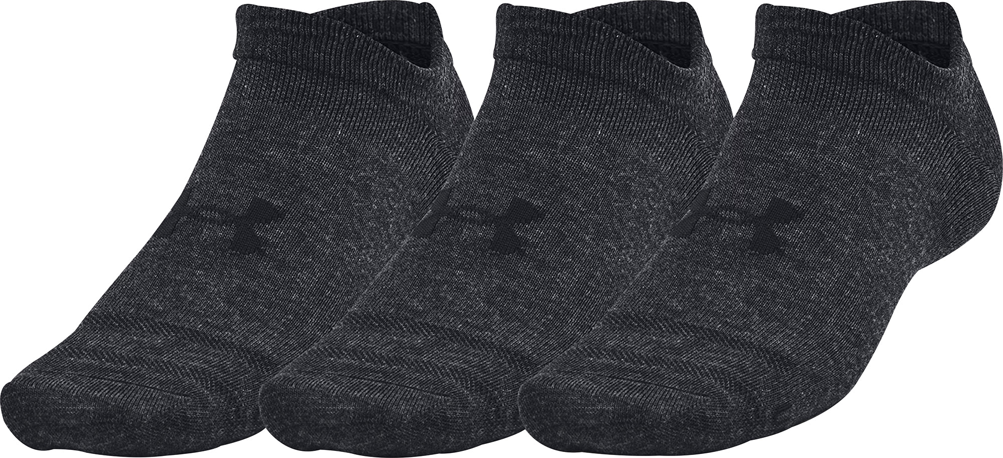 Under Armour Essentials (3 Pack) No Show Socks - Black – Start Fitness