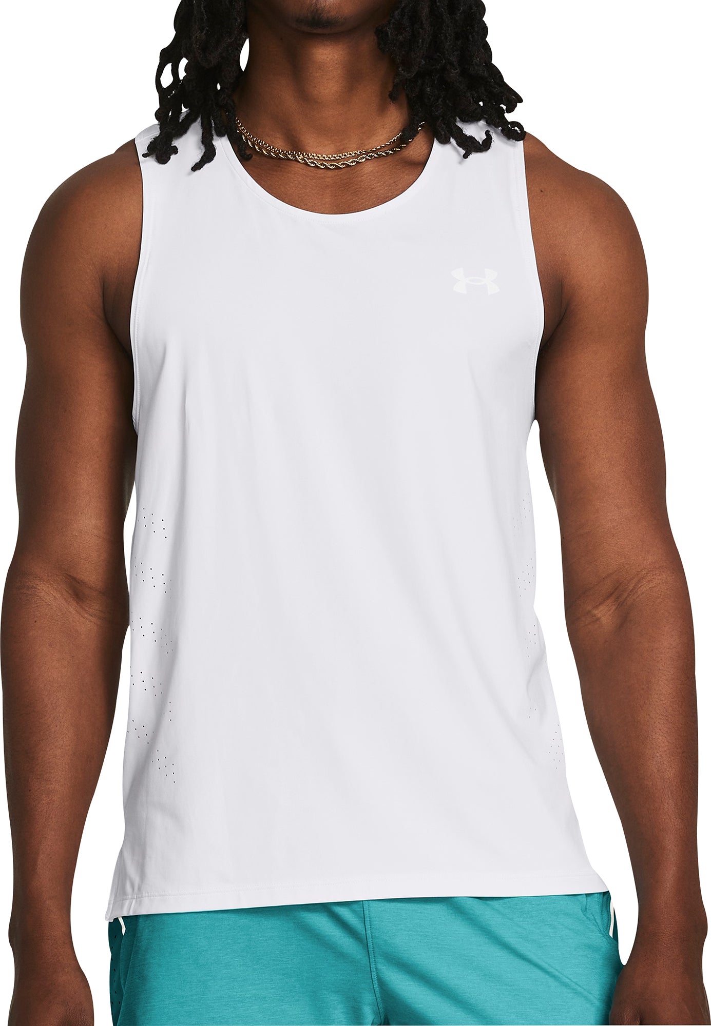 Under Armour Launch Elite Mens Running Vest - White – Start Fitness