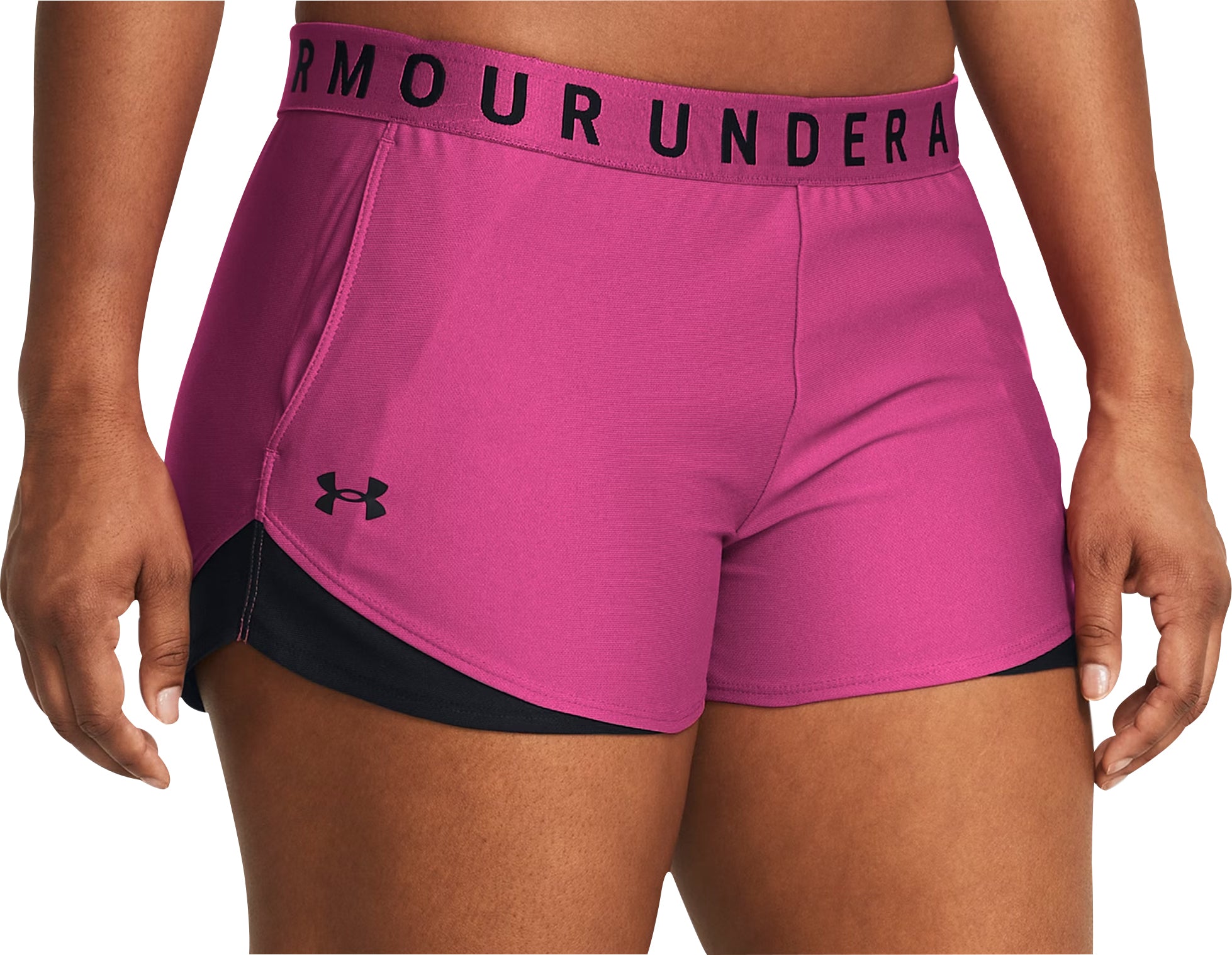 Under Armour Play Up 3.0 Womens Running Shorts Pink