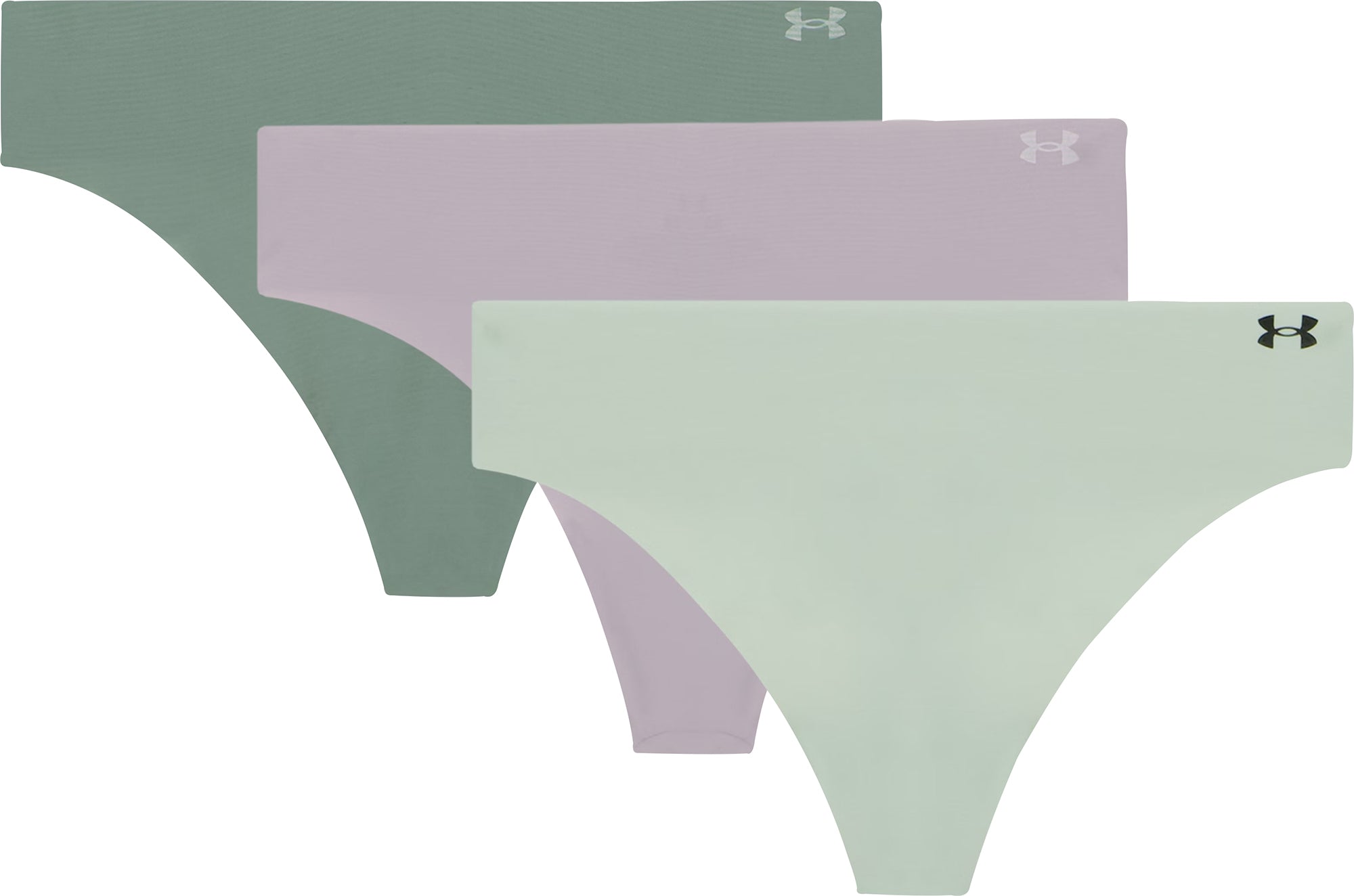 Under Armour Pure Stretch (3 Pack) Womens Thong - Grey – Start Fitness