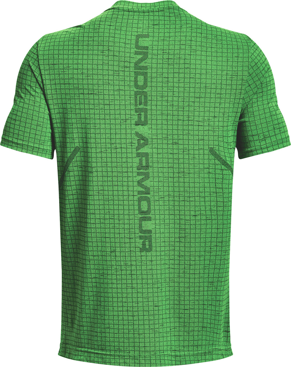 Under Armour Seamless Grid Short Sleeve Mens Training Top - Green ...