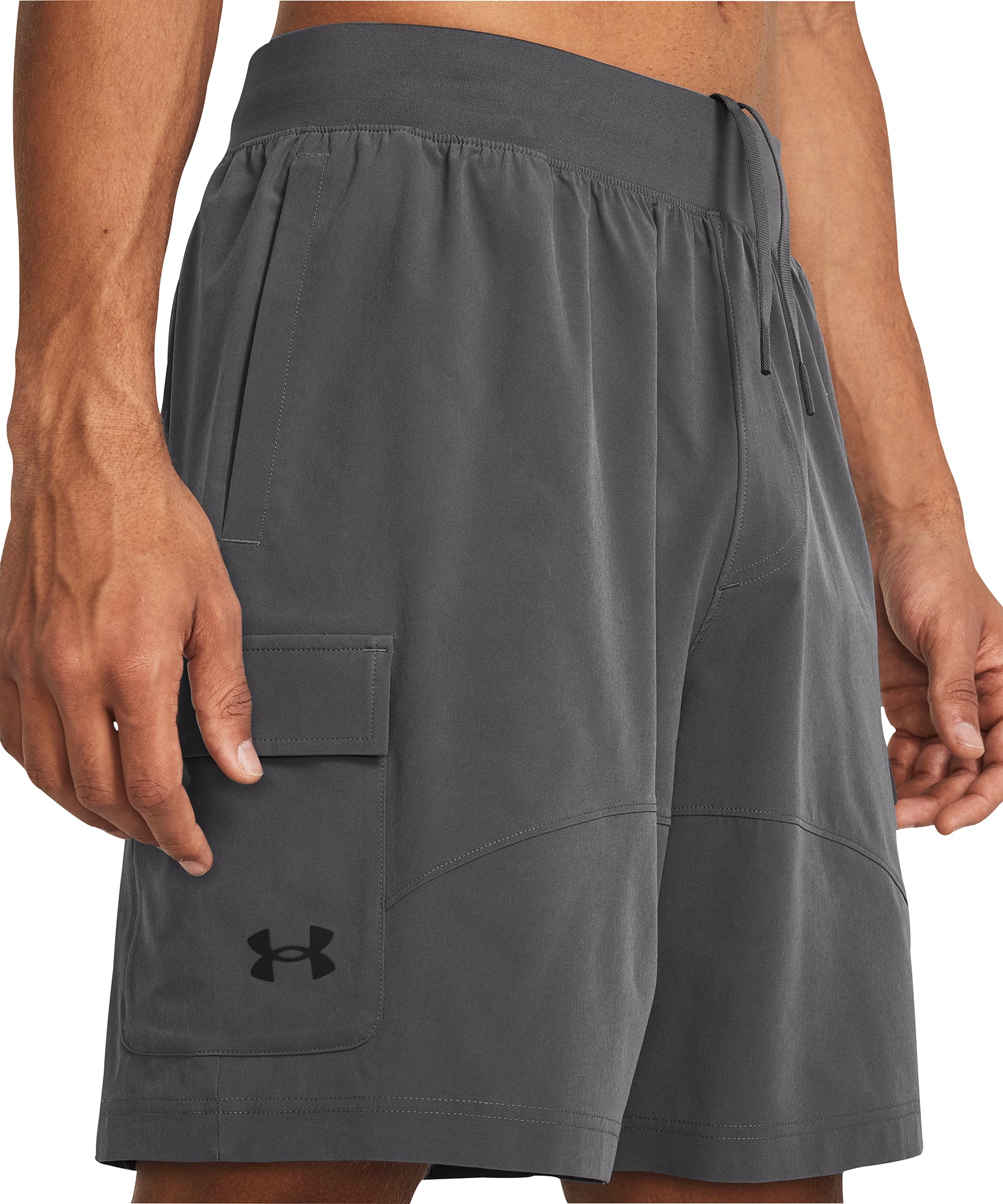Under Armour Stretch Woven Cargo Mens Training Shorts - Grey – Start ...