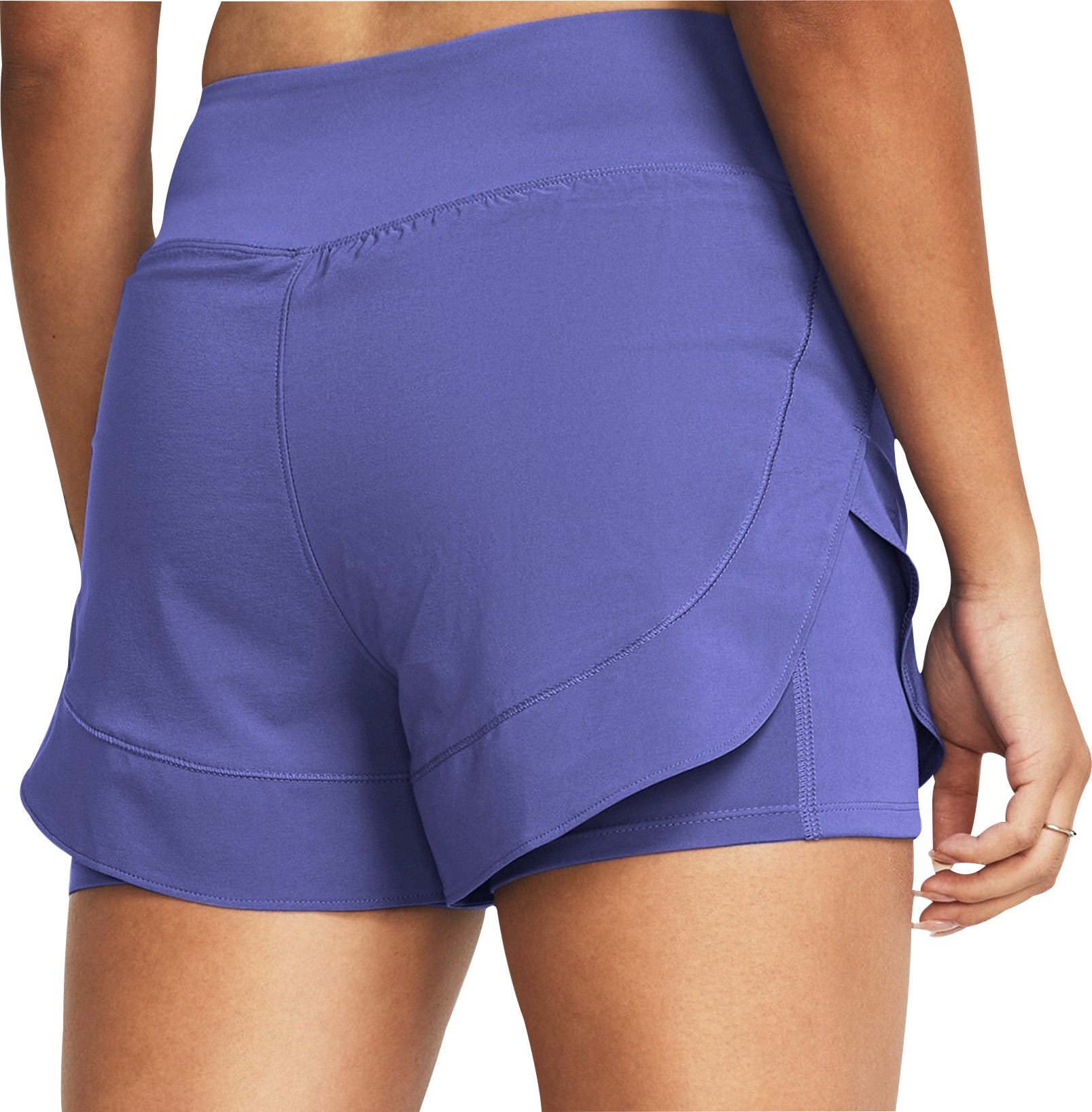 Under Armour Vanish 2 In 1 Womens Running Shorts Purple