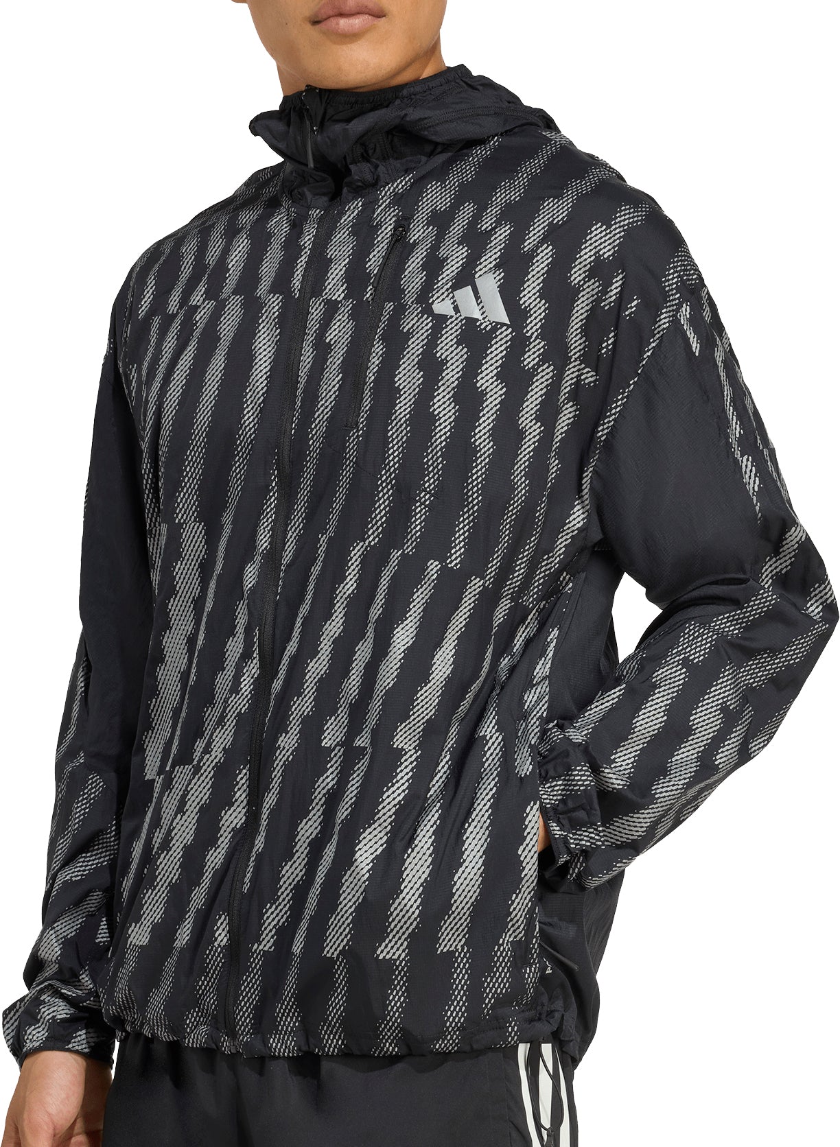 adidas Adi365 Reflective Mens Running Jacket - Black – Start Fitness