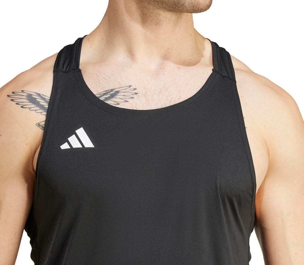 adidas Adizero Essentials Mens Running Vest - Black – Start Fitness