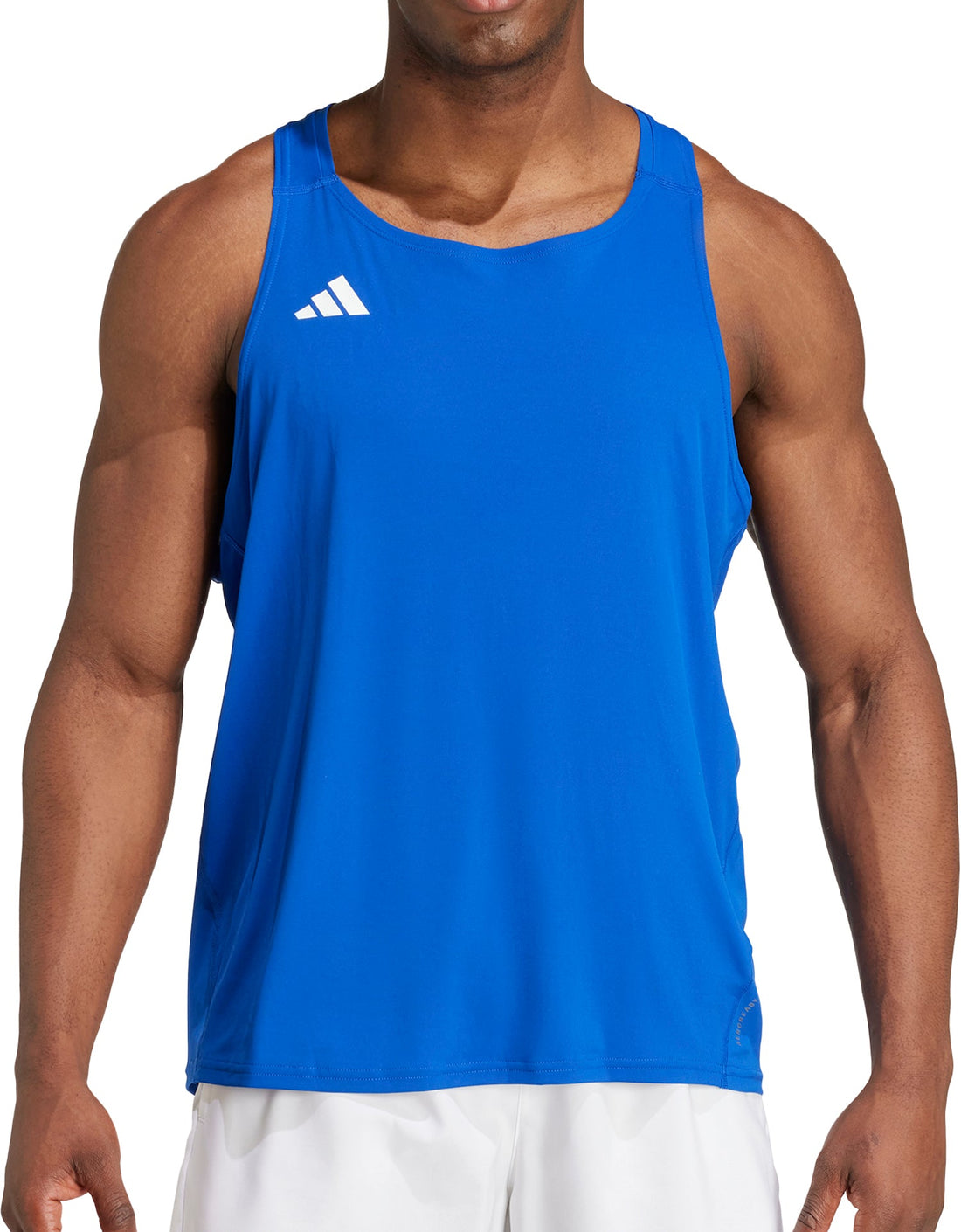 adidas Adizero Essentials Mens Running Vest - Blue – Start Fitness