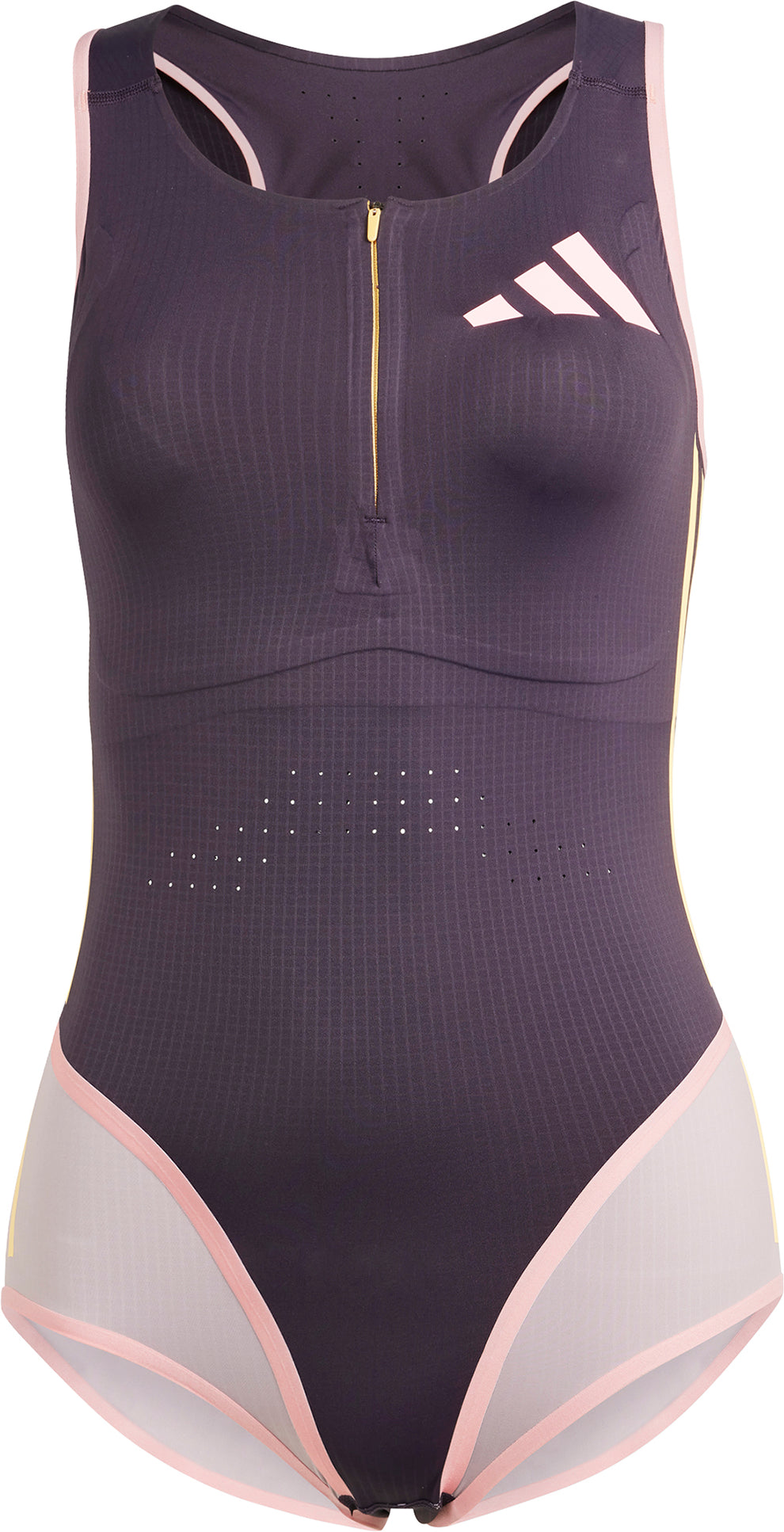 adidas Adizero Promo Sleeveless Womens Running Leotard - Purple – Start ...