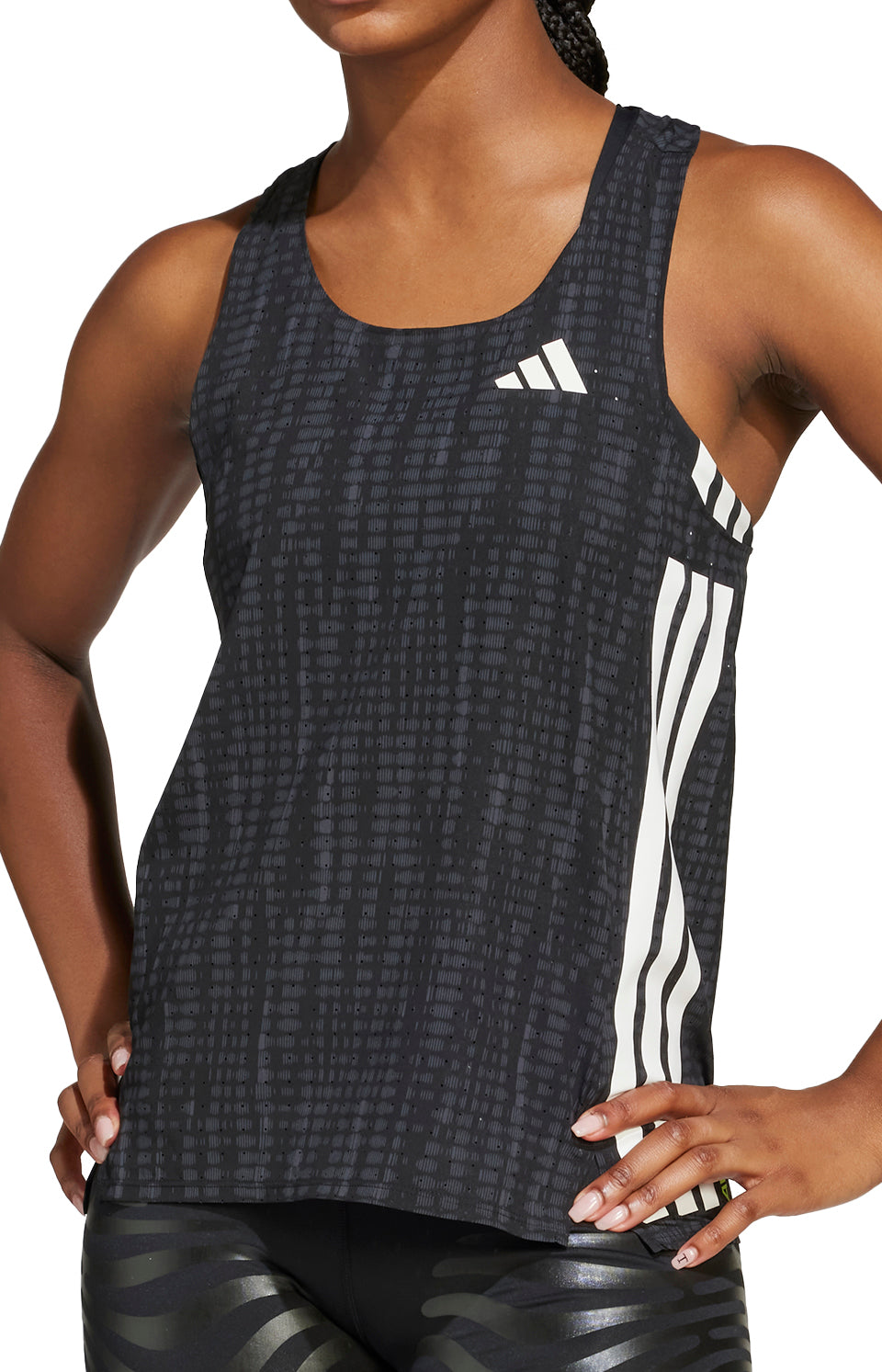 adidas Adizero Womens Running Vest Tank Top - Black – Start Fitness