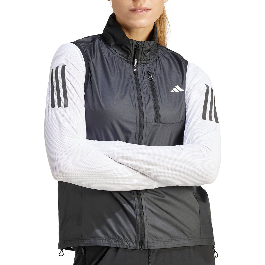 adidas Own The Run Womens Running Gilet - Black – Start Fitness
