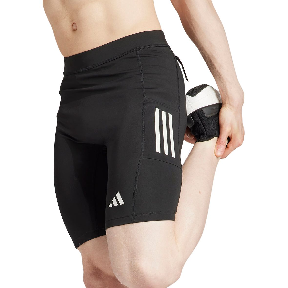 adidas Own The Run Mens Short Running Tights - Black – Start Fitness