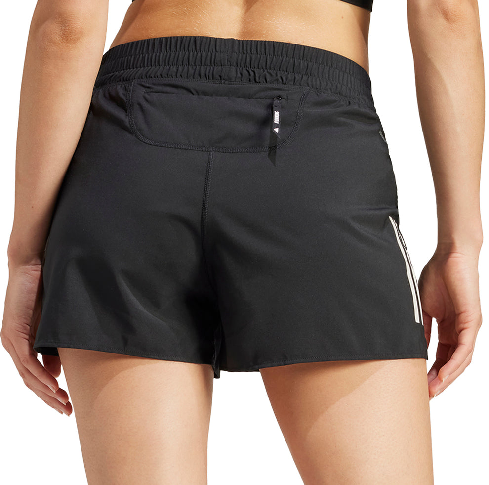 adidas Own The Run 4 Inch Womens Running Shorts - Black – Start Fitness