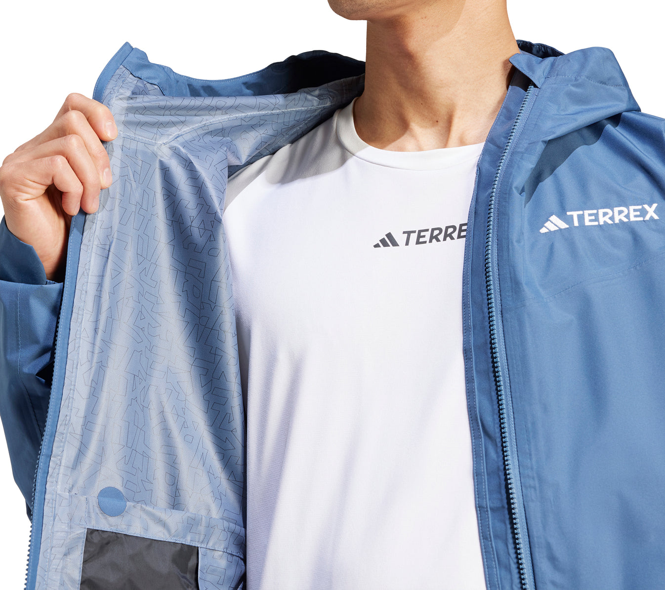 adidas Terrex Multi 2.5L Rain.RDY Mens Walking Jacket - Blue – Start ...