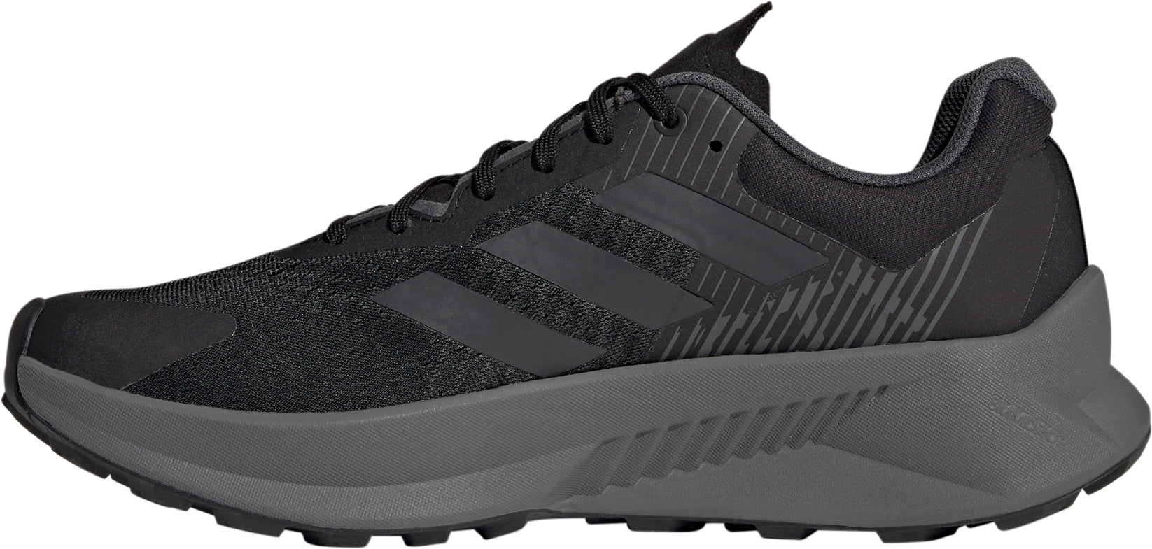 adidas Terrex Soulstride Flow GORE-TEX Mens Trail Running Shoes - Blac ...