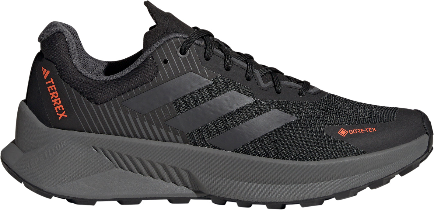 adidas Terrex Soulstride Flow GORE-TEX Mens Trail Running Shoes - Blac ...