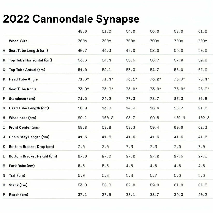Cannondale Synapse Carbon 4 Road Bike 2024 - Pine – Start Fitness