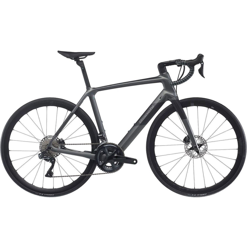 Bianchi Infinito CV 105 Di2 Carbon Road Bike 2025 - Grey – Start Fitness