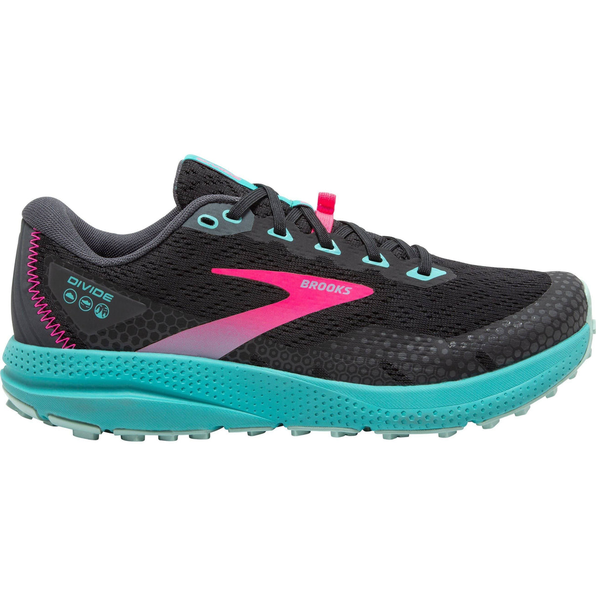 Brooks Divide 3 Womens Trail Running Shoes - Black – Start Fitness