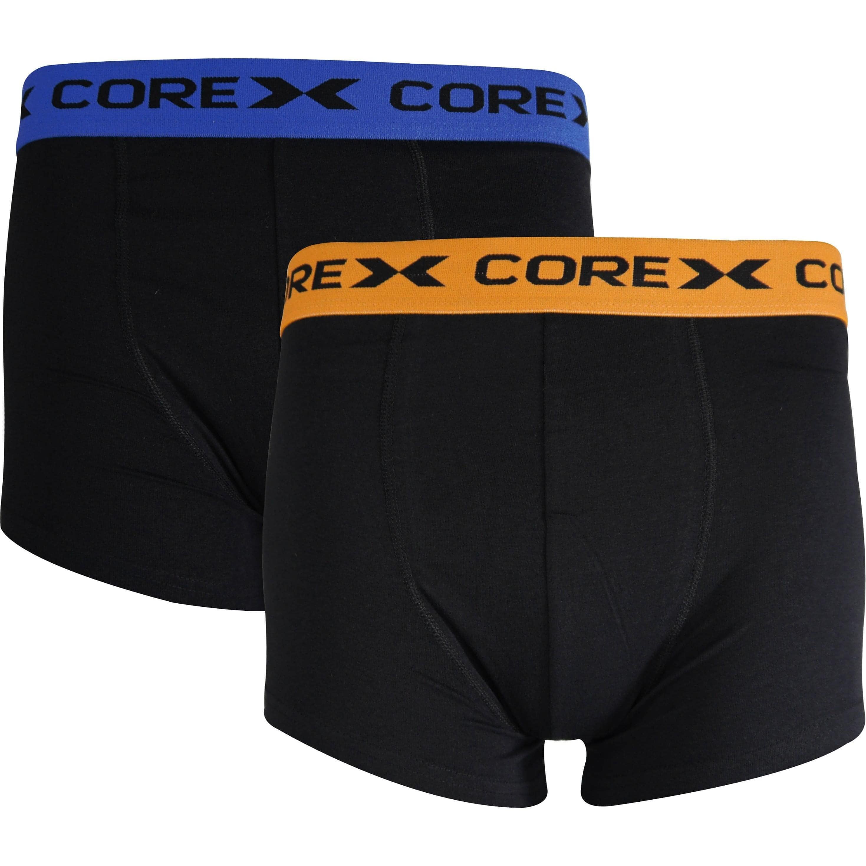 CoreX Fitness Classic (2 Pack) Mens Boxer Shorts - Black – Start Fitness