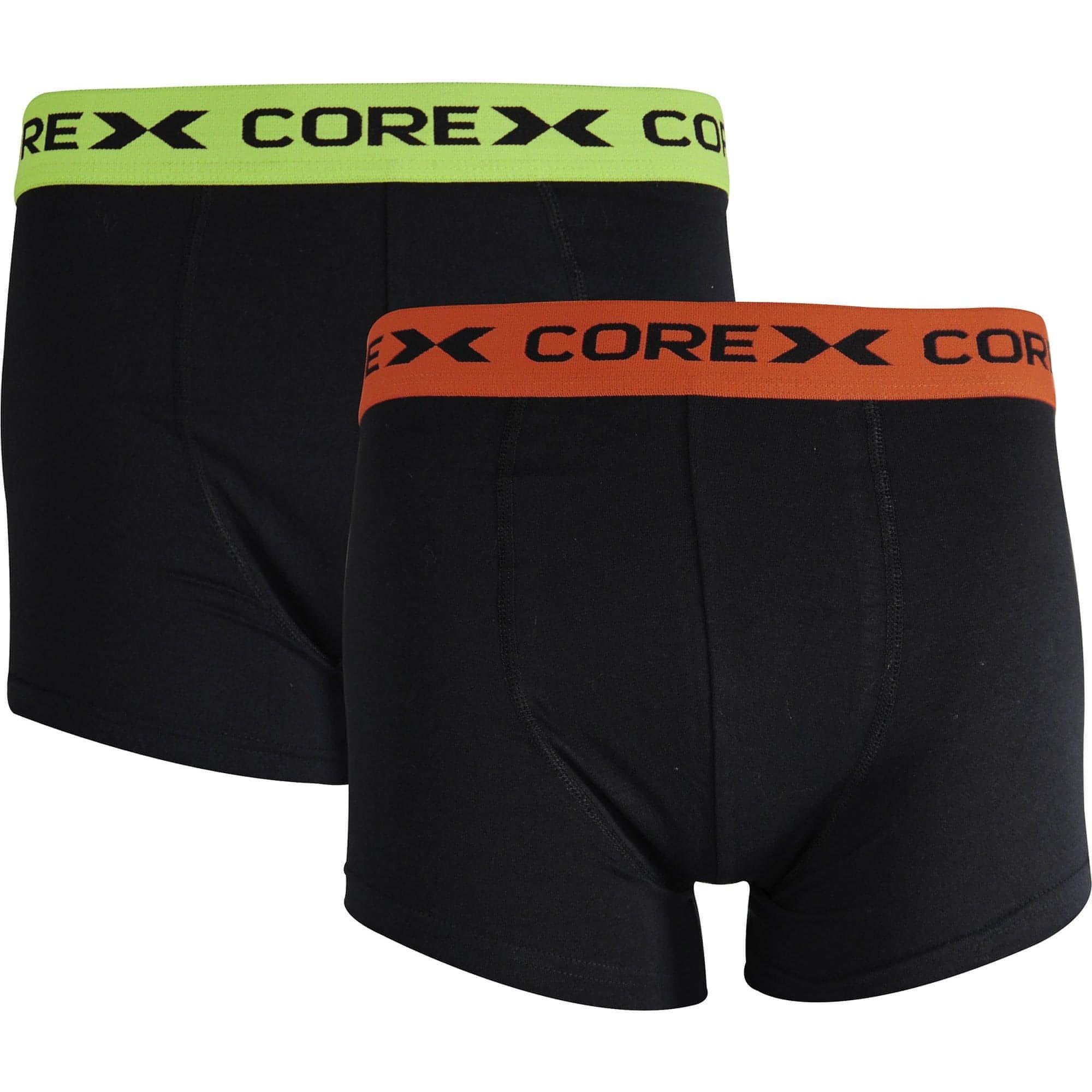 CoreX Fitness Classic (2 Pack) Mens Boxer Shorts - Black – Start Fitness