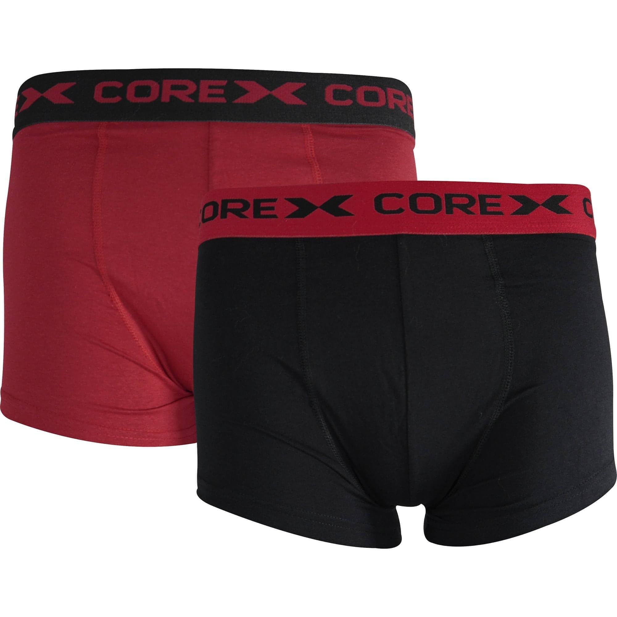 CoreX Fitness Classic (2 Pack) Mens Boxer Shorts - Black – Start Fitness
