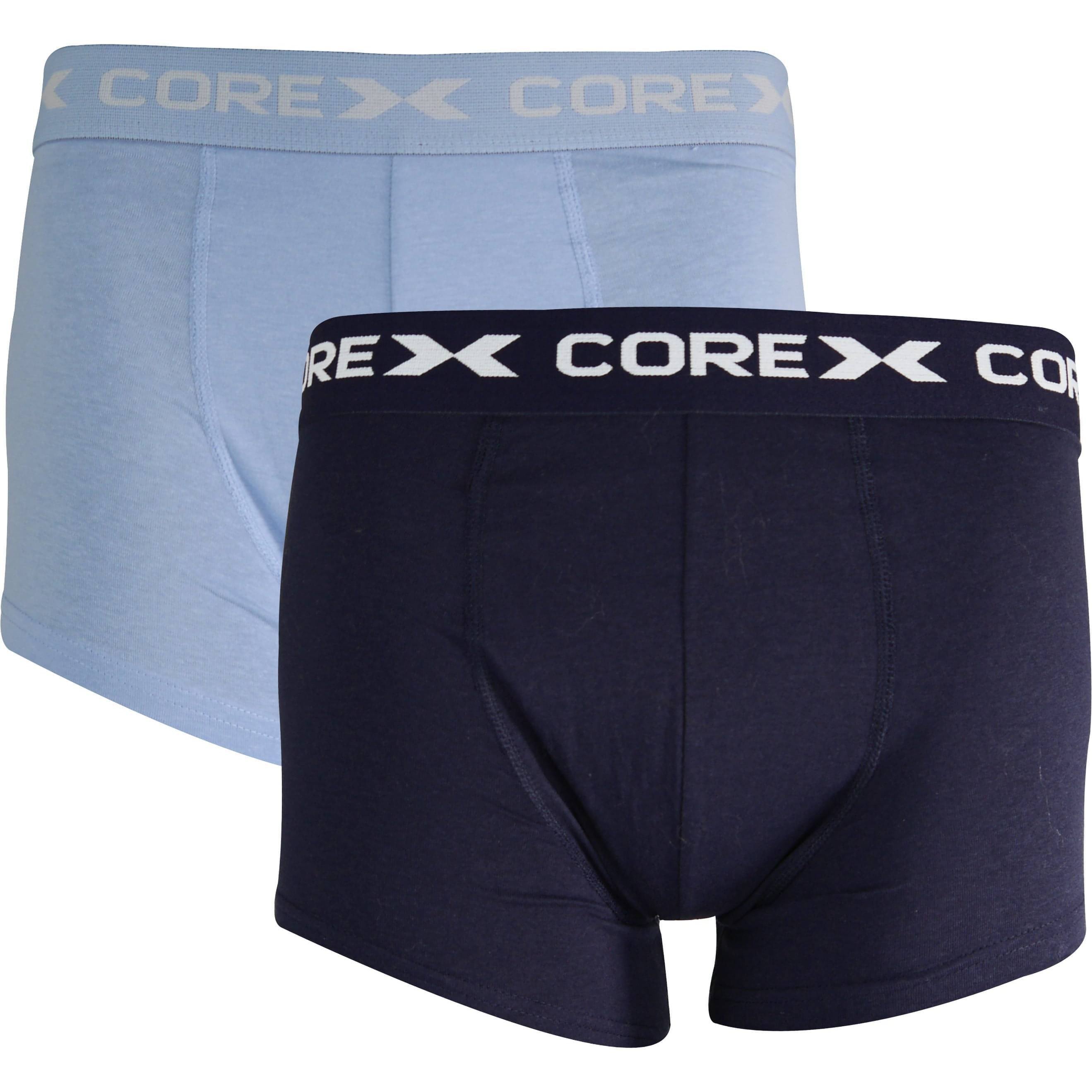 CoreX Fitness Classic (2 Pack) Mens Boxer Shorts - Blue – Start Fitness