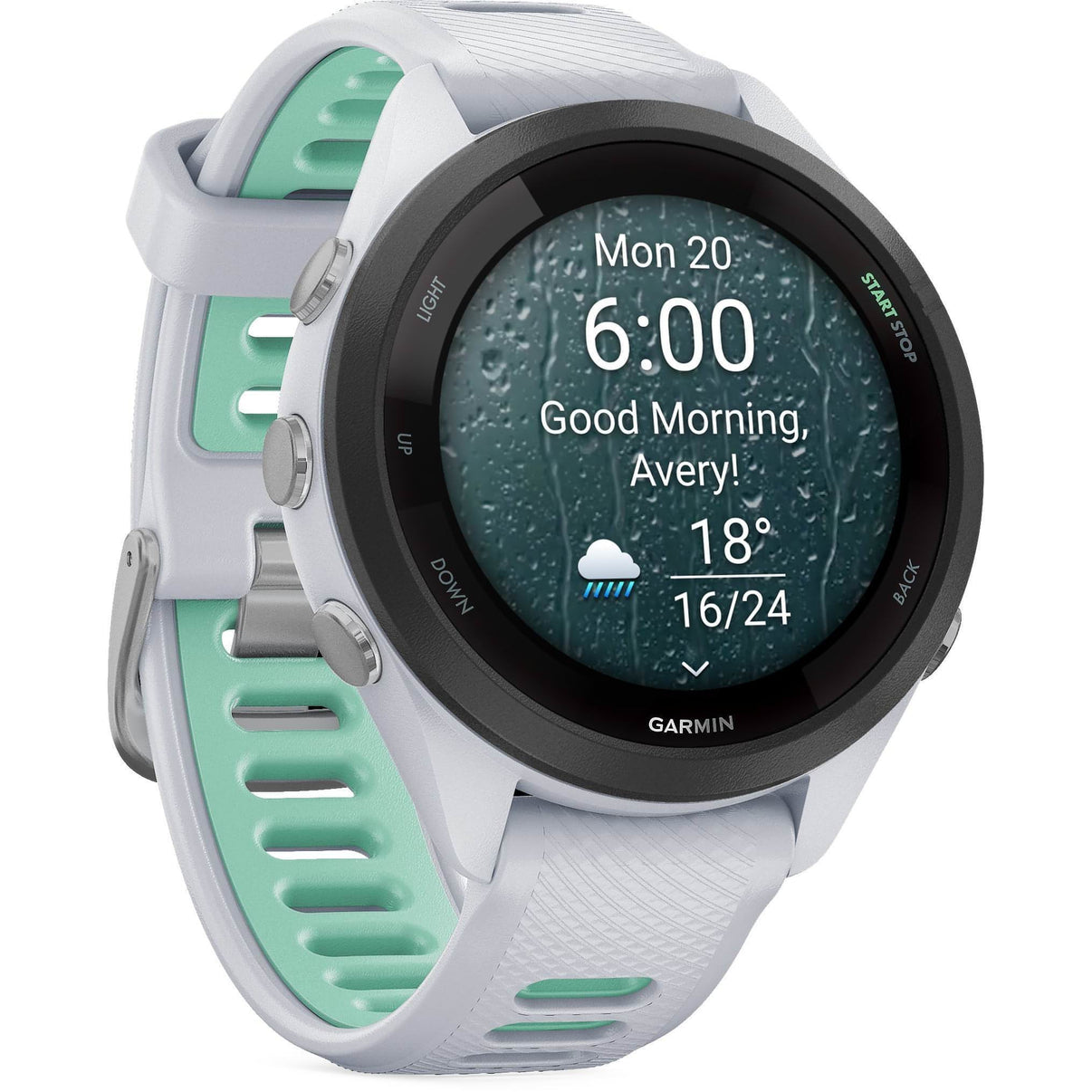 Garmin Forerunner 265S Music HRM With GPS Watch - White – Start Fitness