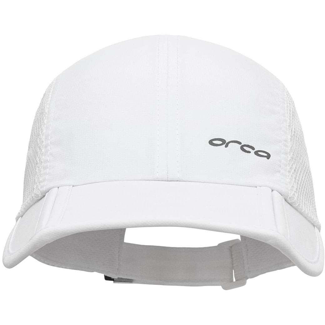 Orca Foldable Running Cap - White – Start Fitness