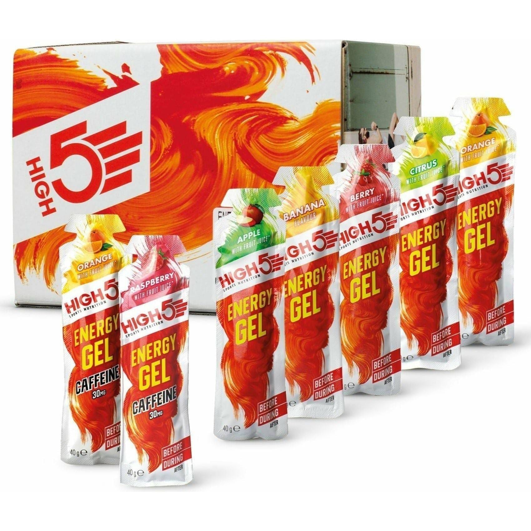High 5 Energy Gel Mixed Flavour (Box Of 20) – Start Fitness