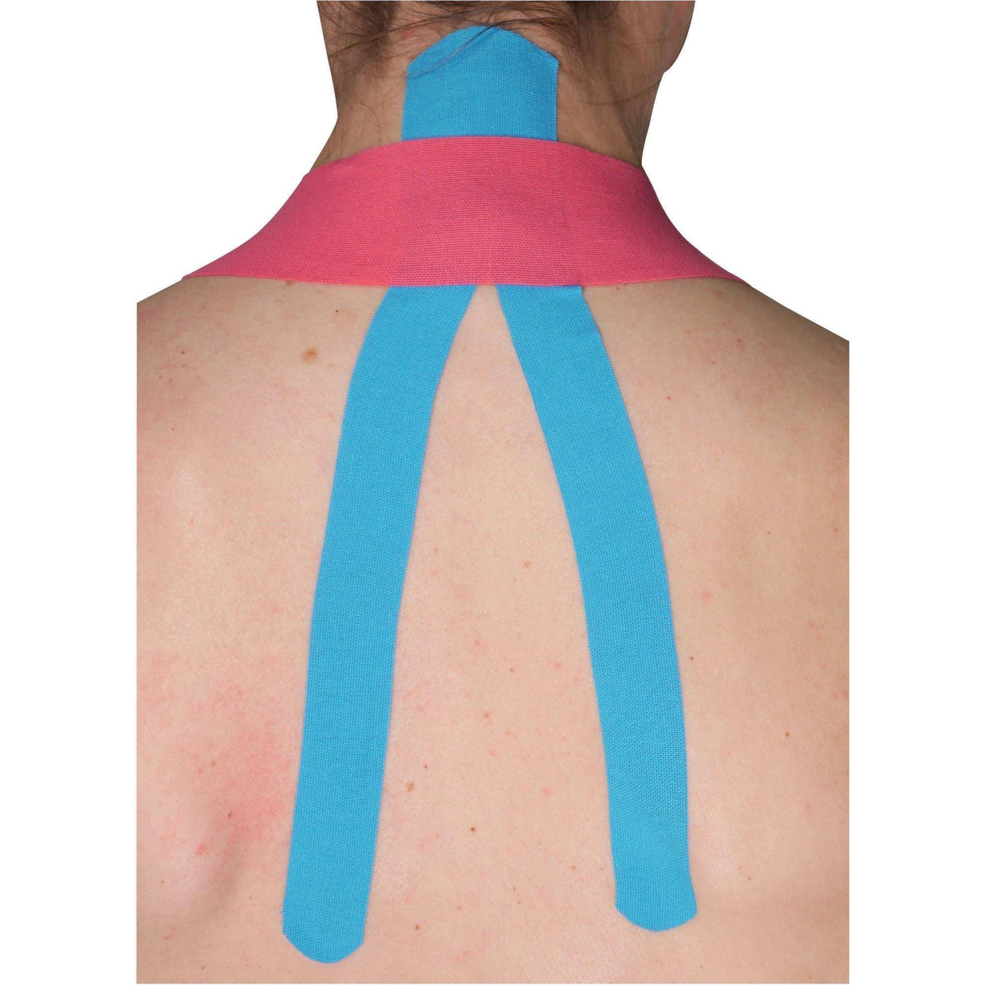 More Mile Pre-Cut Neck Support Kinesiology Tape - Blue – Start Fitness
