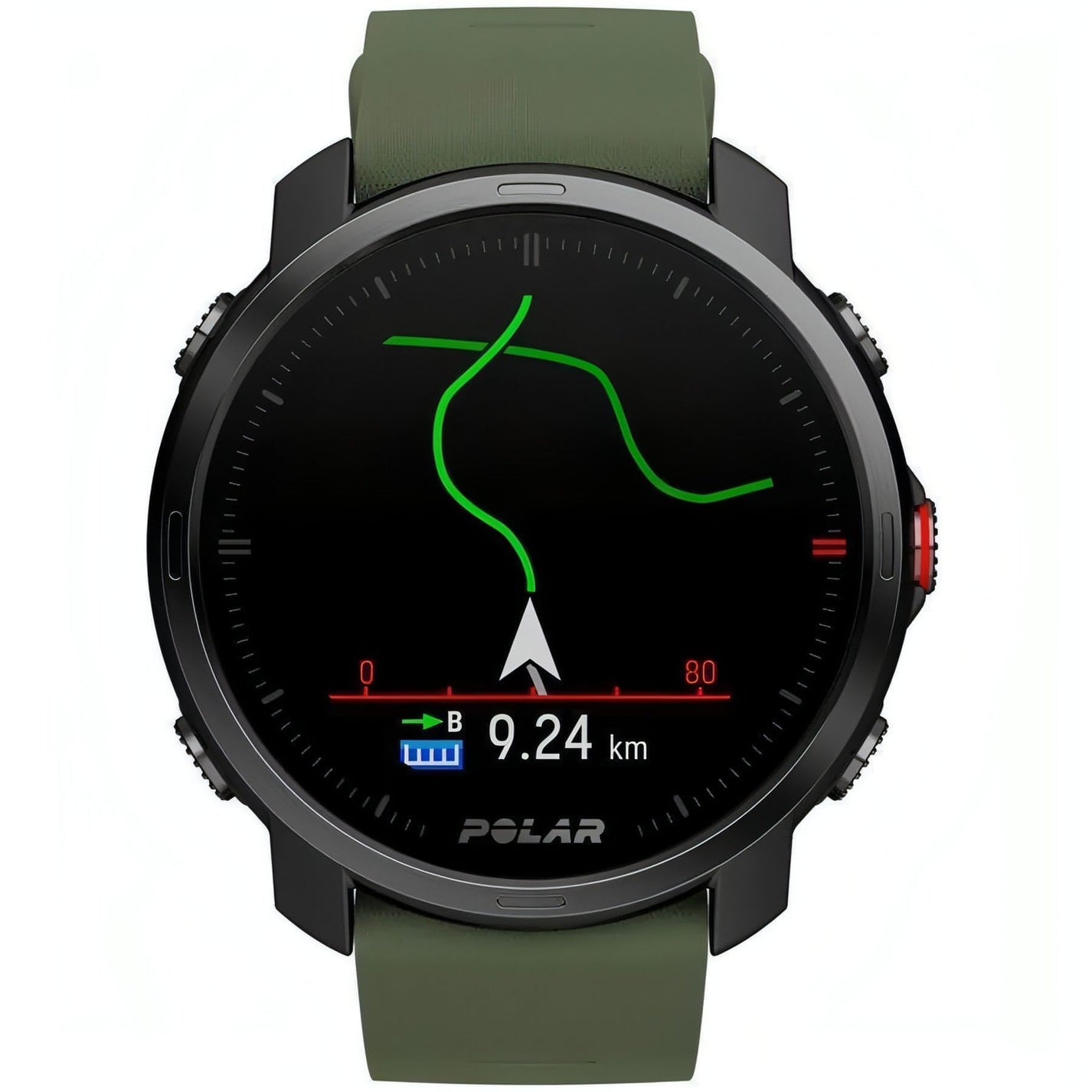 Polar Grit X Outdoor GPS Multisport Watch - Green – Start Fitness