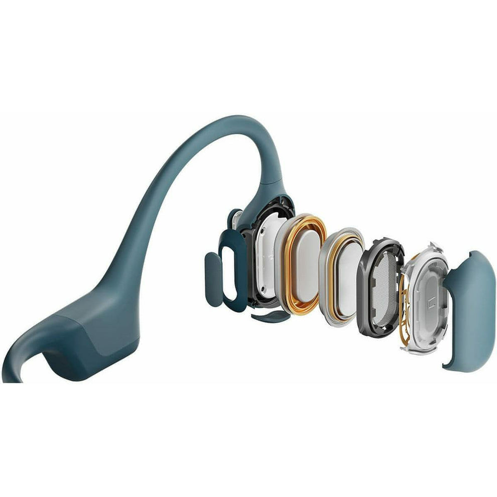 Shokz OpenRun Pro Wireless Bone Conduction Running Headphones - Blue ...