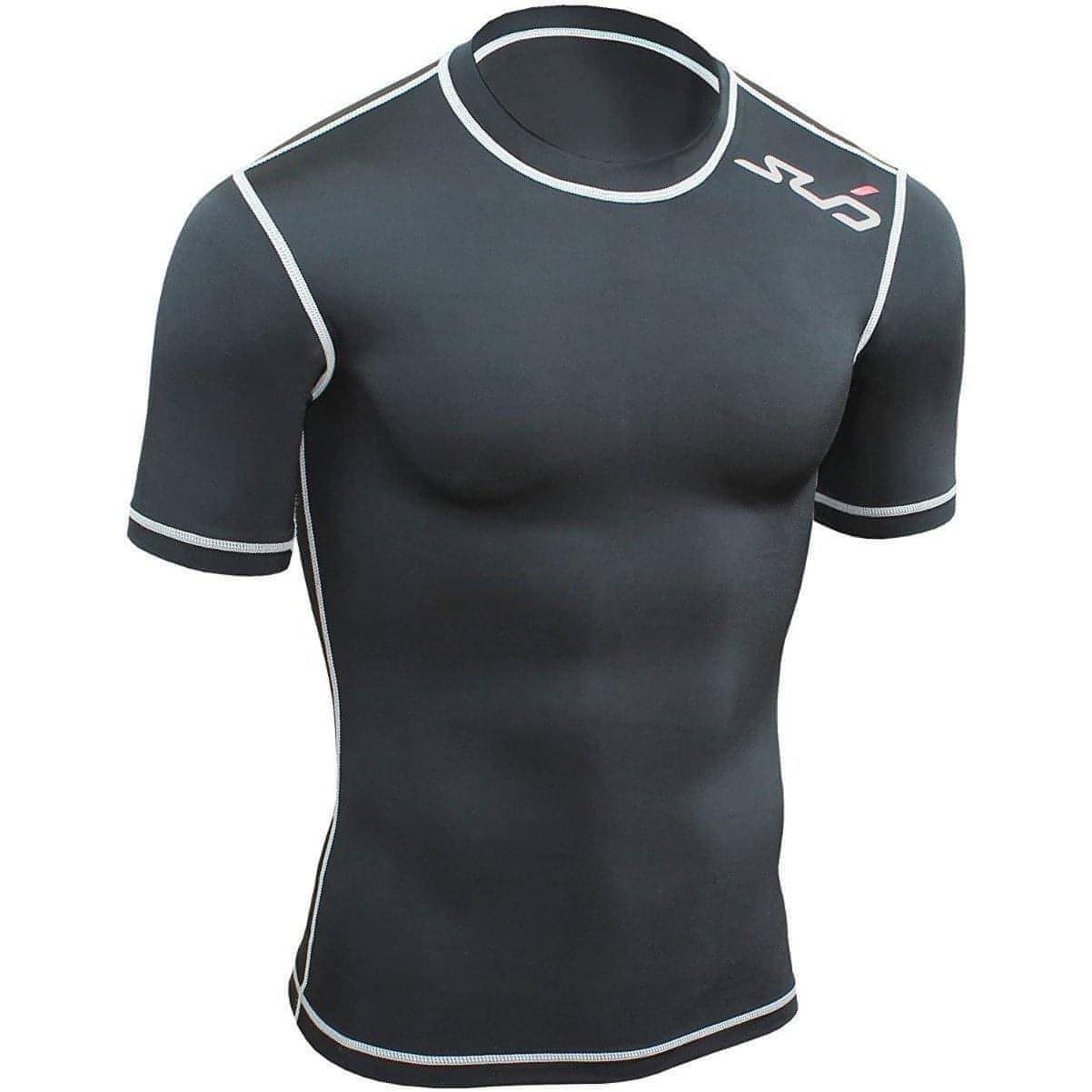 Sub Sports Dual All Seasons Short Sleeve Junior Compression Top - Blac ...