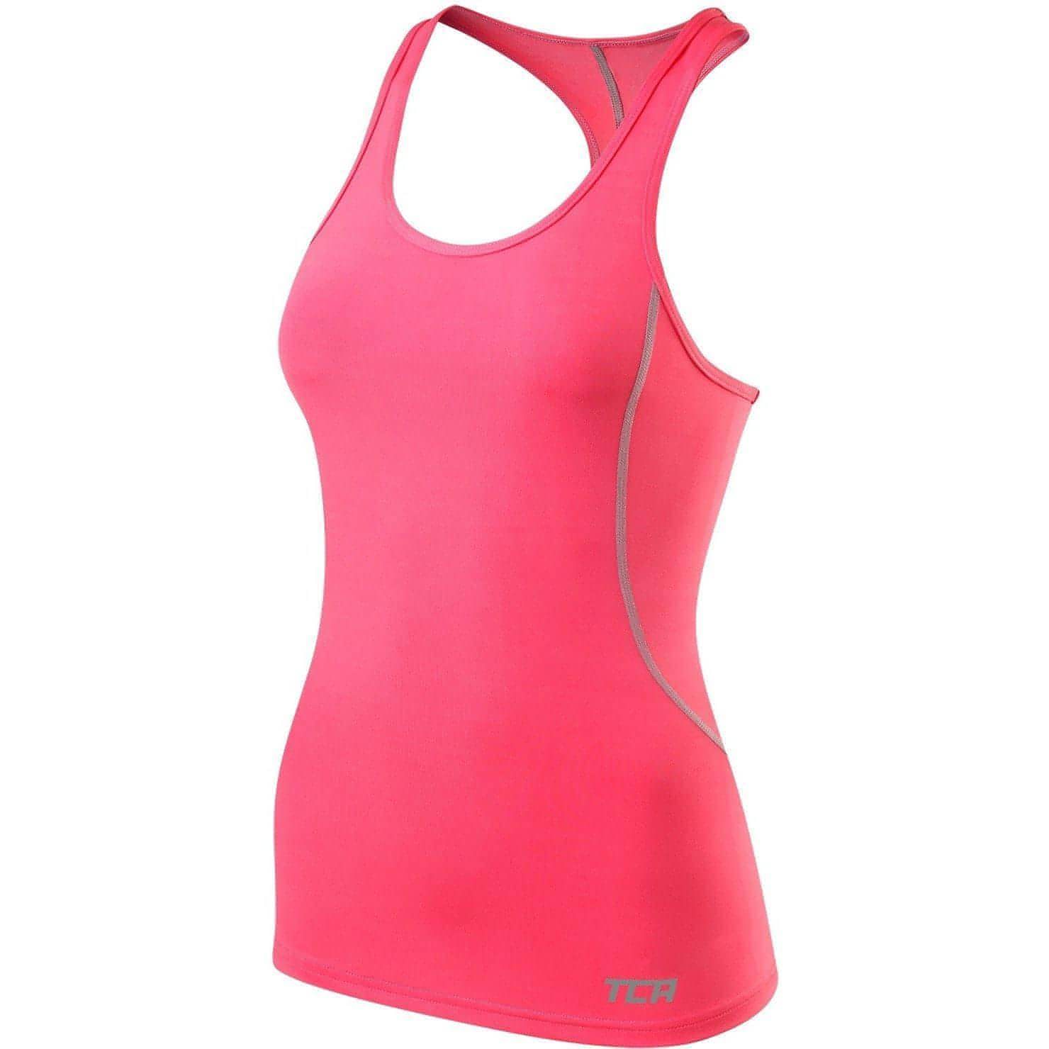 TCA Pro Performance Womens Running Vest Tank Top - Pink – Start Fitness