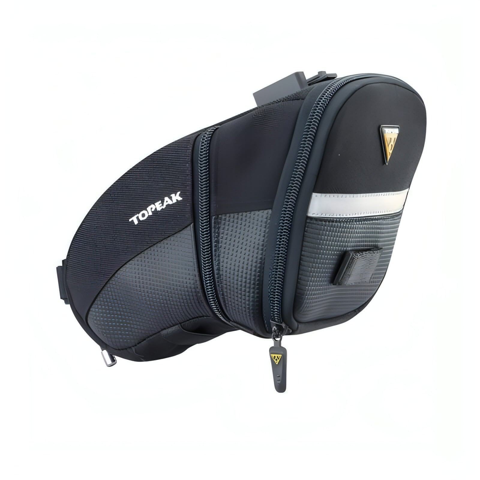 Topeak Aero Wedge Pack QuickClip Large Saddle Bag - Black – Start Fitness