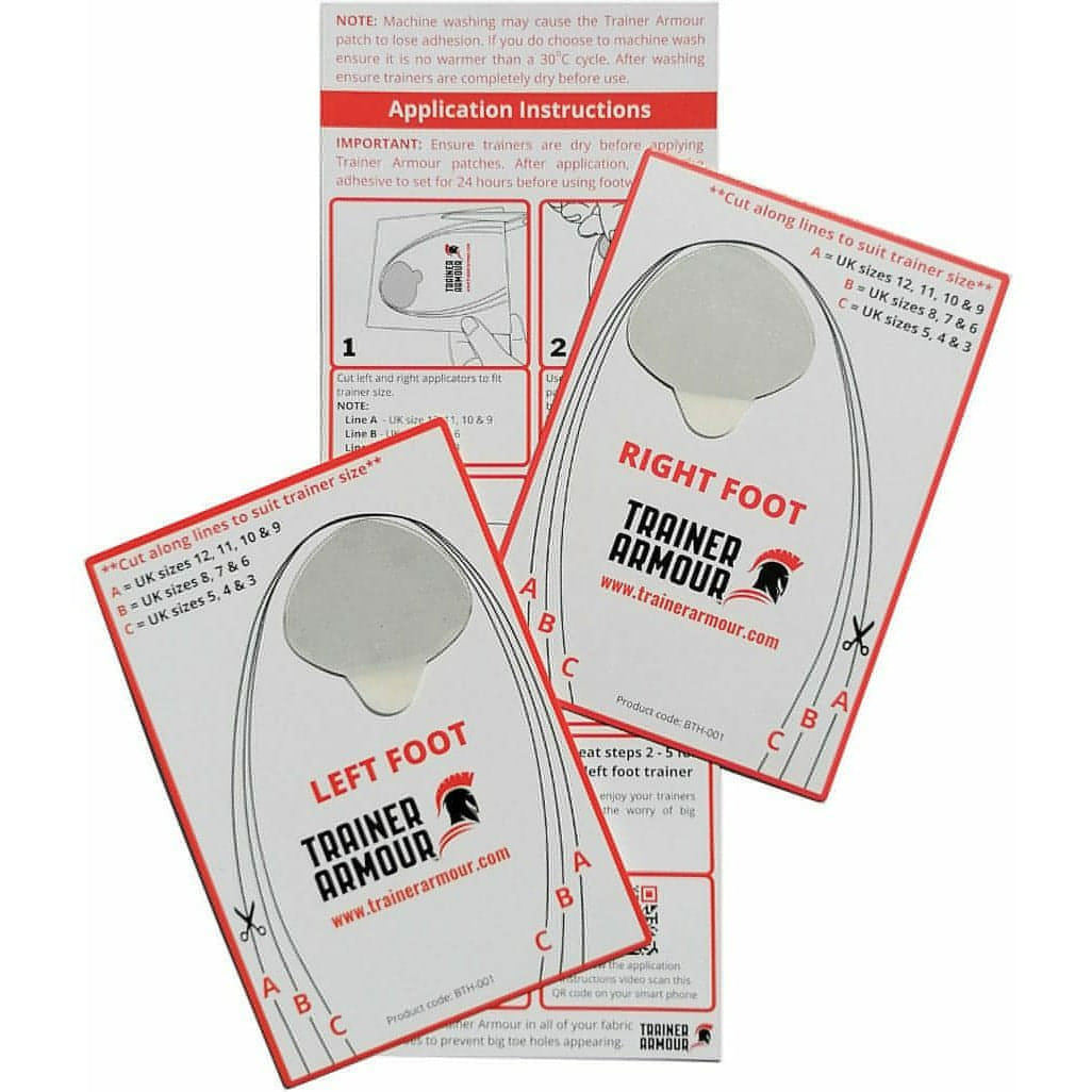 Trainer Armour Big Toe Hole Preventer Patches - Black – Start Fitness