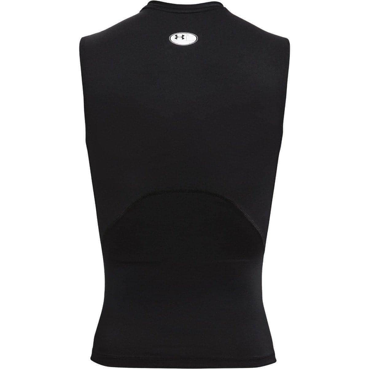 Under Armour HeatGear Armour Mens Sleeveless Compression Top - Black ...